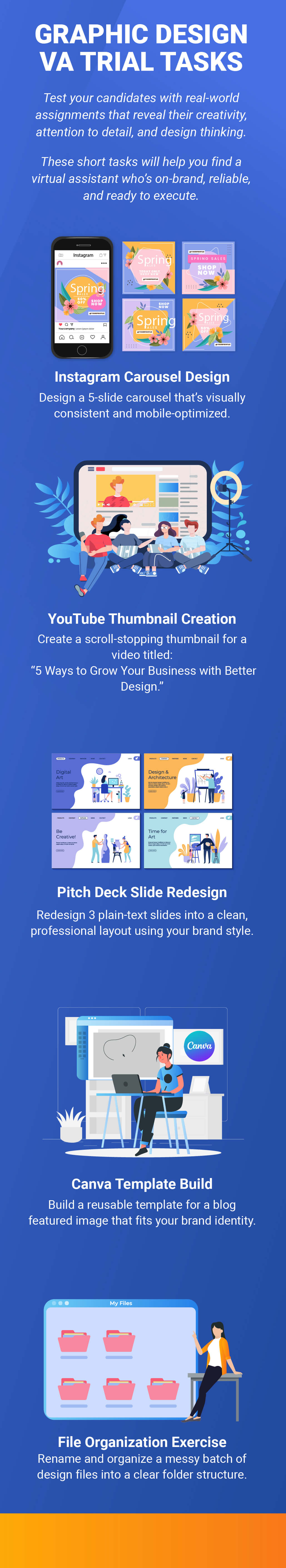 How to Hire a Graphic Design Virtual Assistant (Job Description + Trial Tasks)