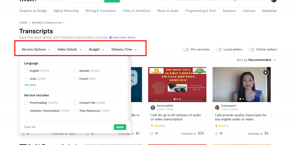 15 Fiverr Transcription Freelancers [+ How to choose the right one]